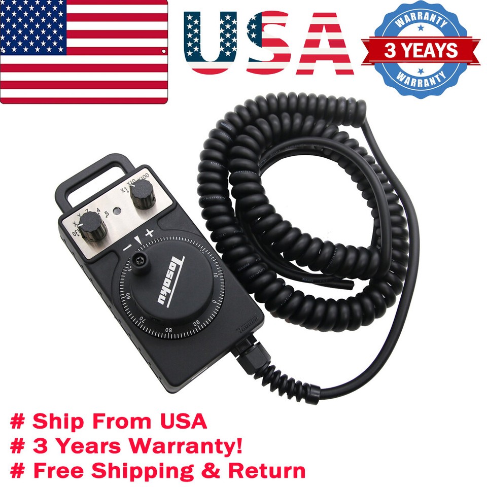 TOSOKU HC115 MPG CNC Handwheel Handle Manual Pulse Generator for FANUC ...