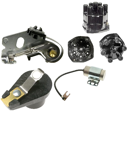DISTRIBUTOR CAP ROTOR POINTS CONDENSER CHEVROLET CHEVY II NOVA CORVAIR ...