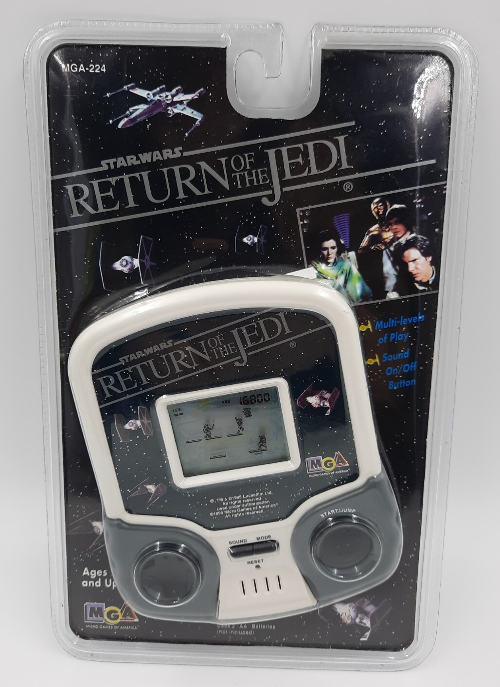 VIDEO GAME '95 vtg Star Wars Handheld ROTJ Microgames Lucasfilm | eBay