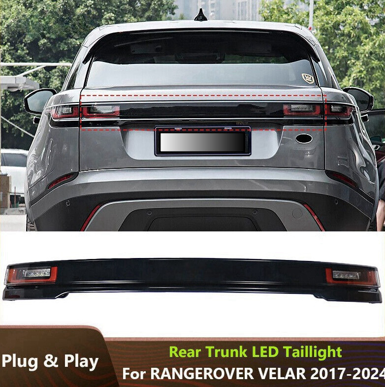 CENTER TAIL LIGHT THROUGH REAR GATE TAIL LIGHTS FOR RANGE ROVER VELAR ...