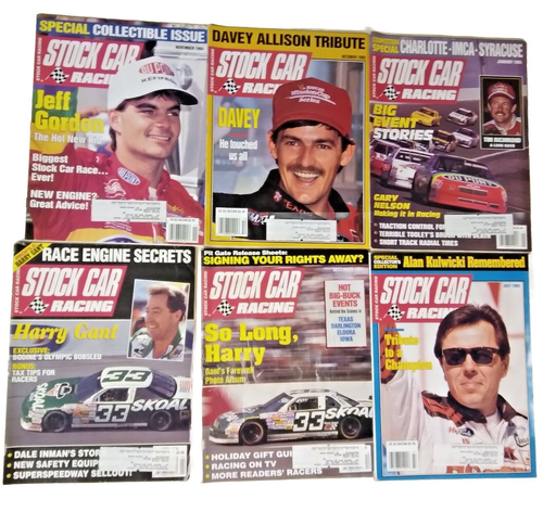 Vintage Stock Car Racing Magazines Lot of 6 Various 1993 and 1994 - See ...