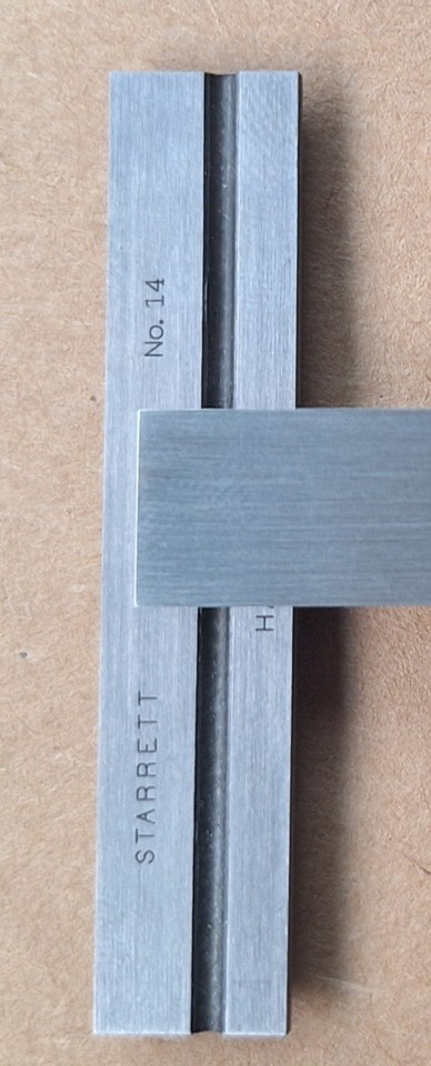 Starrett No. 14D Double Square. 2-1/2 Inch, Precision Square. With ...