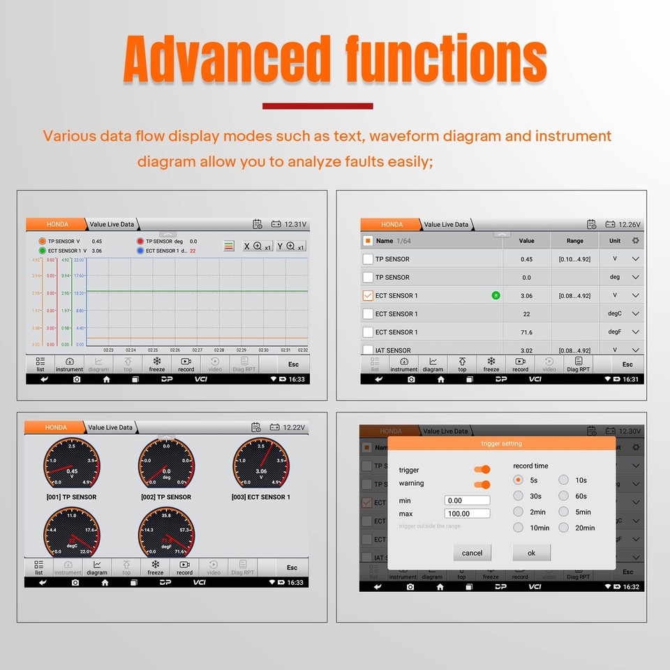 OBDSTAR D700 B Outboard Marine Diagnostic Scanner DLC For HONDA,YAMAHA ...