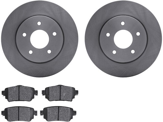 For 2017-2019 Nissan Qashqai Brake Pad and Rotor Kit Dynamic Friction ...