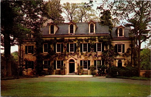 Postcard The Du Pont Family Home Wilmington Delaware Chrome | eBay