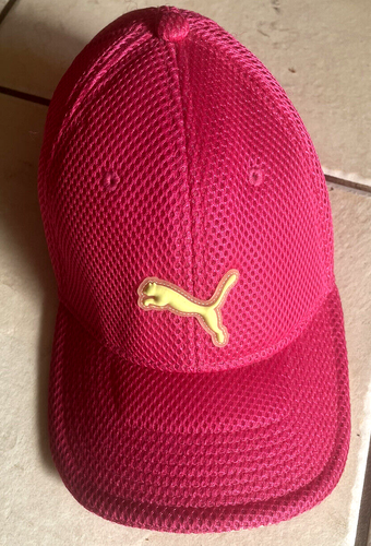 Puma Baseball Cap Hat Girls Pink Adjustable One Size Fits All | eBay