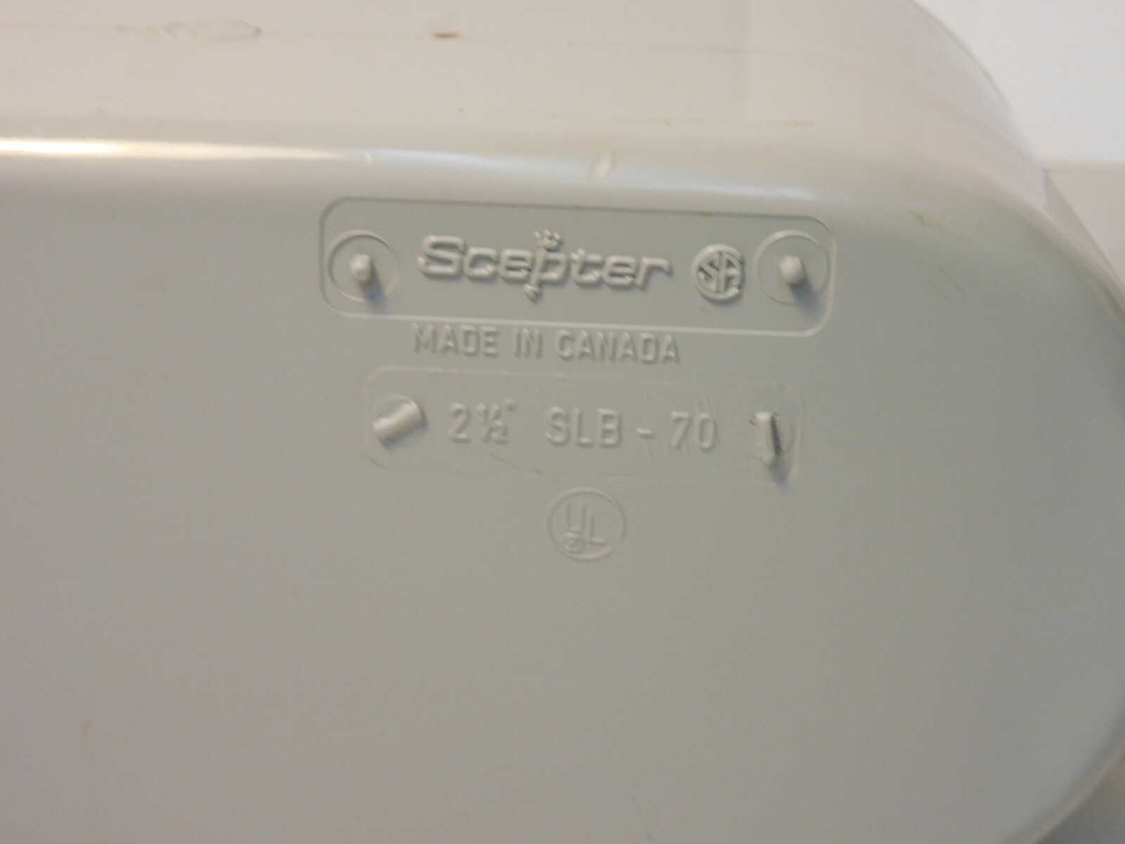 Electric Conduit Scepter Fitting 2 1/2" SLB - 70 Max Fill 3/250 AWG Wet ...