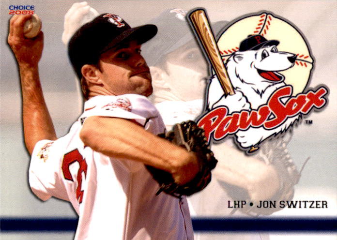2008 Pawtucket Red Sox Choice #21 Jon Switzer Austin Texas TX Baseball ...