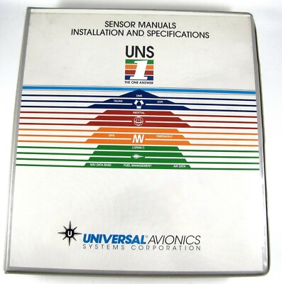 Universal Avionics UNS-1 Sensor Manuals Installation & Specifications ...