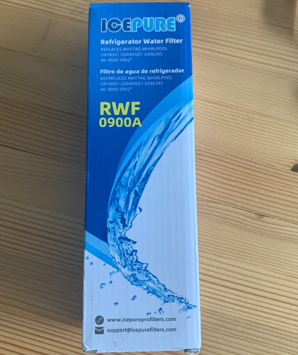 Icepure RWF0900A Water Filter Sealed Refrigerator Replacement Maytag ...