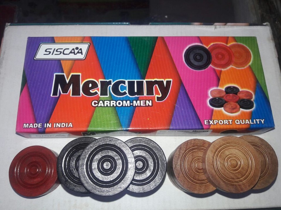 1 Pack of Acrylic Carom Coins 1 Striker For Play Carom Board Game From ...