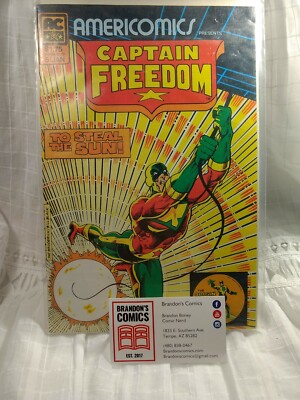 Americomics CAPTAIN FREEDOM "To Steal the Sun" #5 | eBay