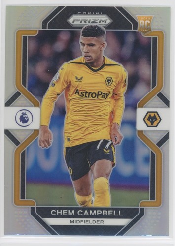 CHEM CAMPBELL 2022-23 PRIZM EPL ROOKIE SILVER #254 RC | eBay