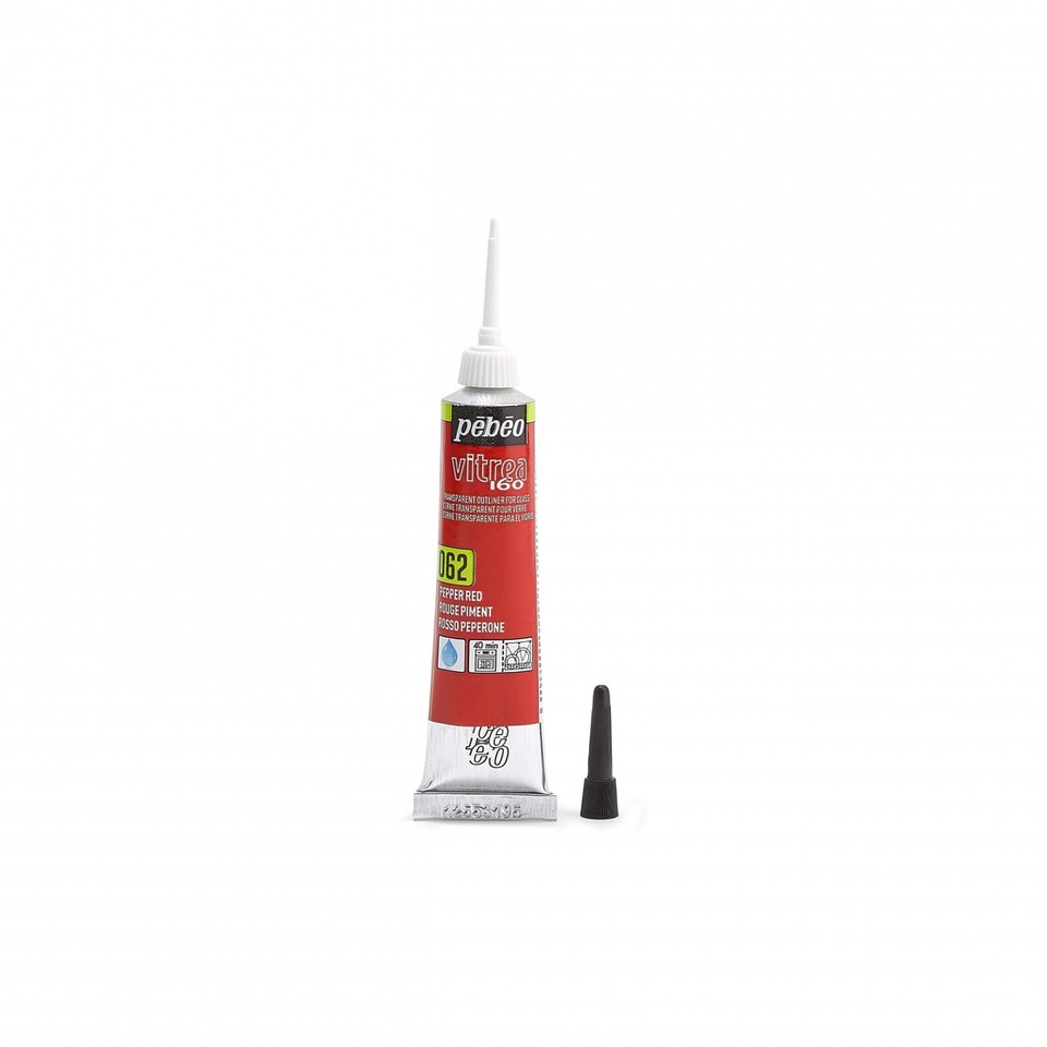 Pebeo VITREA 160 Glass Paint 3D Relief Outliner 20ml, Single Colours | eBay