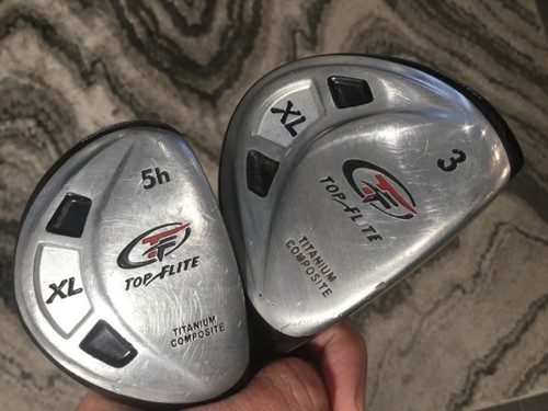 Top Flite XL 3h & 5h RH PAIR TOP FLITE STEEL SHAFTS 43” & 38 1/2” VERY ...