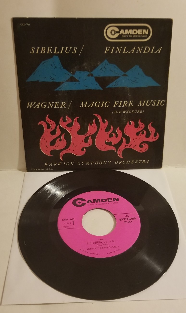 RARE VINTAGE 45 RECORD WAGNER: MAGIC FIRE MUSIC ORIGINAL EXCELLENT ...