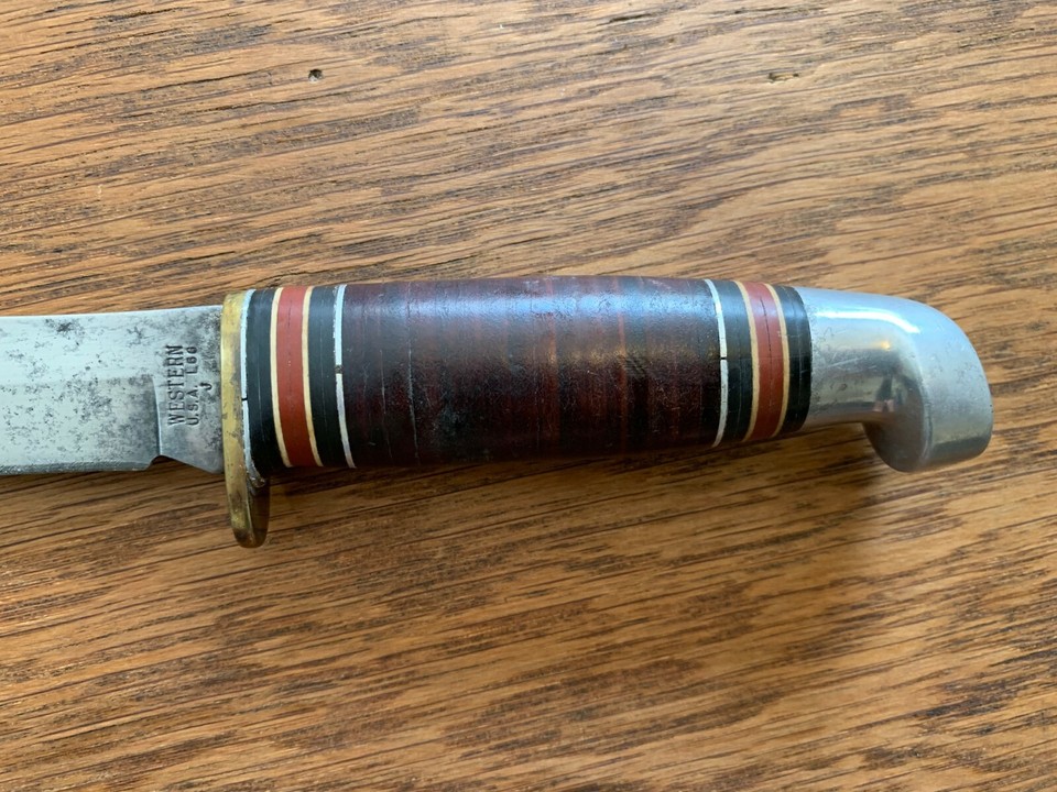 Western USA L66 Fixed Blade Skinning Knife | eBay