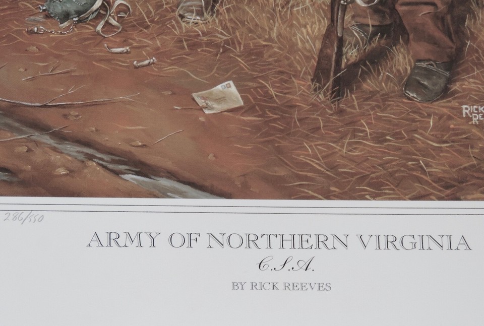 Rick Reeves - Army Of Northern Virginia - Civil War Print - Mint Print ...