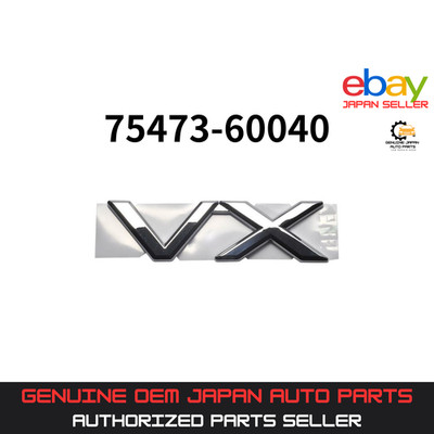 Genuine Toyota VX Rear Emblem Land Cruiser 100 Series 75473-60040 | eBay