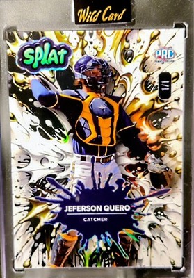 2024 Wild Card Splat Baseball - Jeferson Quero - White Splat - 1/1 | eBay