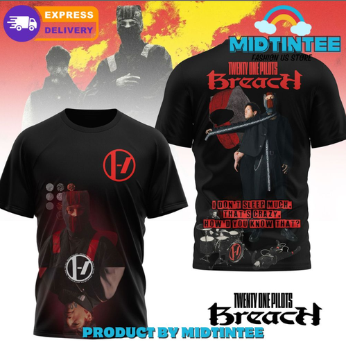 Twenty One Pilots The Clancy Tour Breach 2025 Premium Shirt 3D Reprint ...