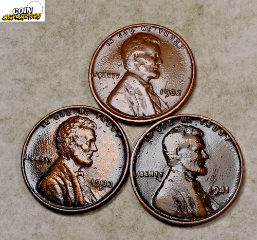 1931+1932+1933-D Lincoln Wheat Cent Penny Lot * 3 Coin Set * XWL89 | eBay