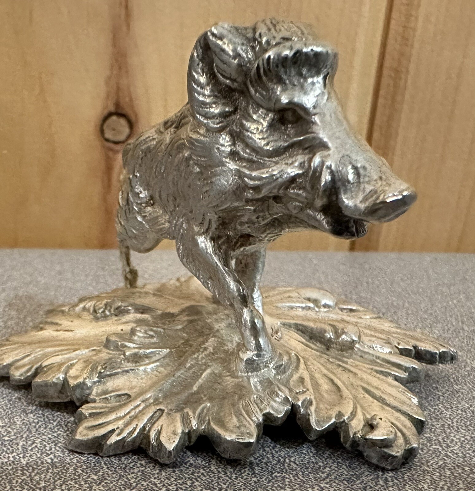 Antique Silver Decorative Wild Boar Figure | eBay