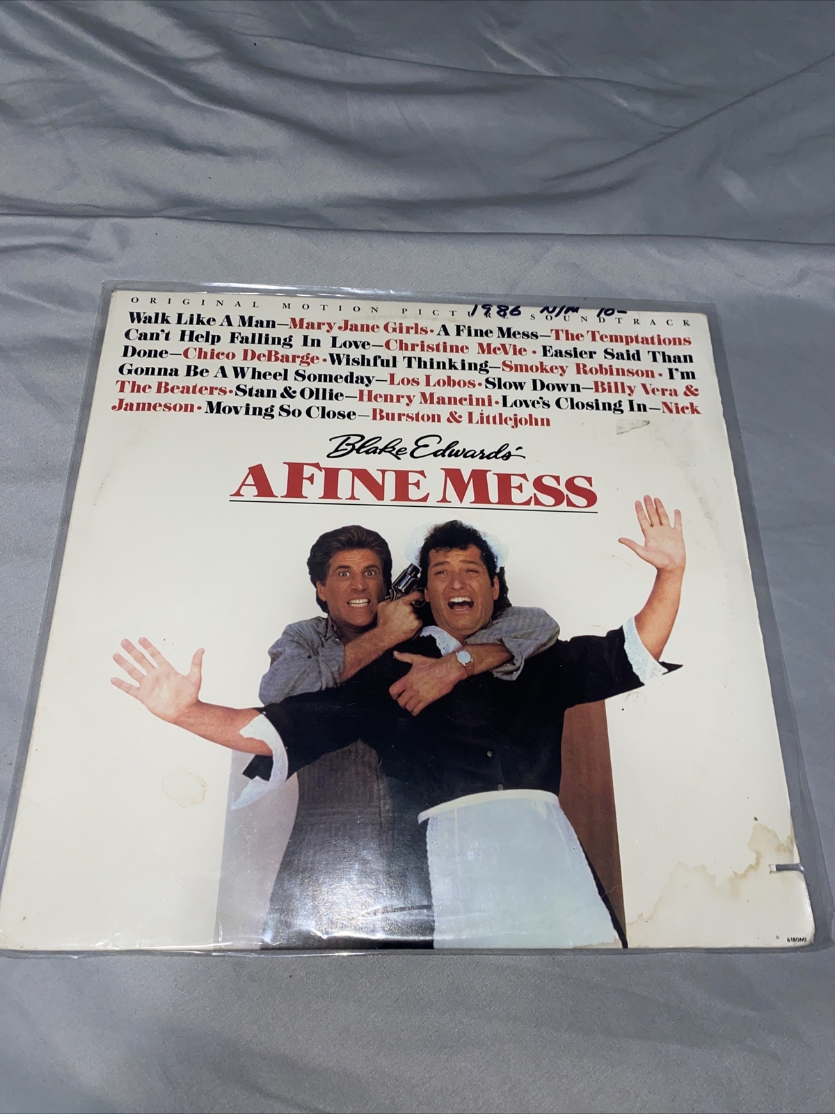 BLAKE EDWARDS' “A FINE MESS” Soundtrack LP Vinyl 1986 Motown 6180ML | eBay