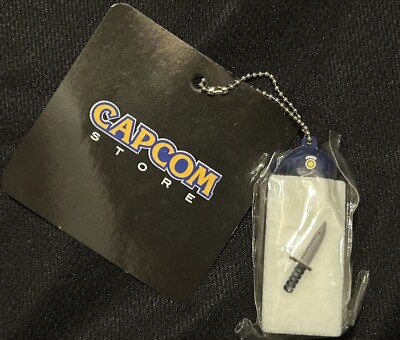 CAPCOM STORE Tokyo Japan Resident Evil RE: 2 Biohazard Keychain Tofu ...