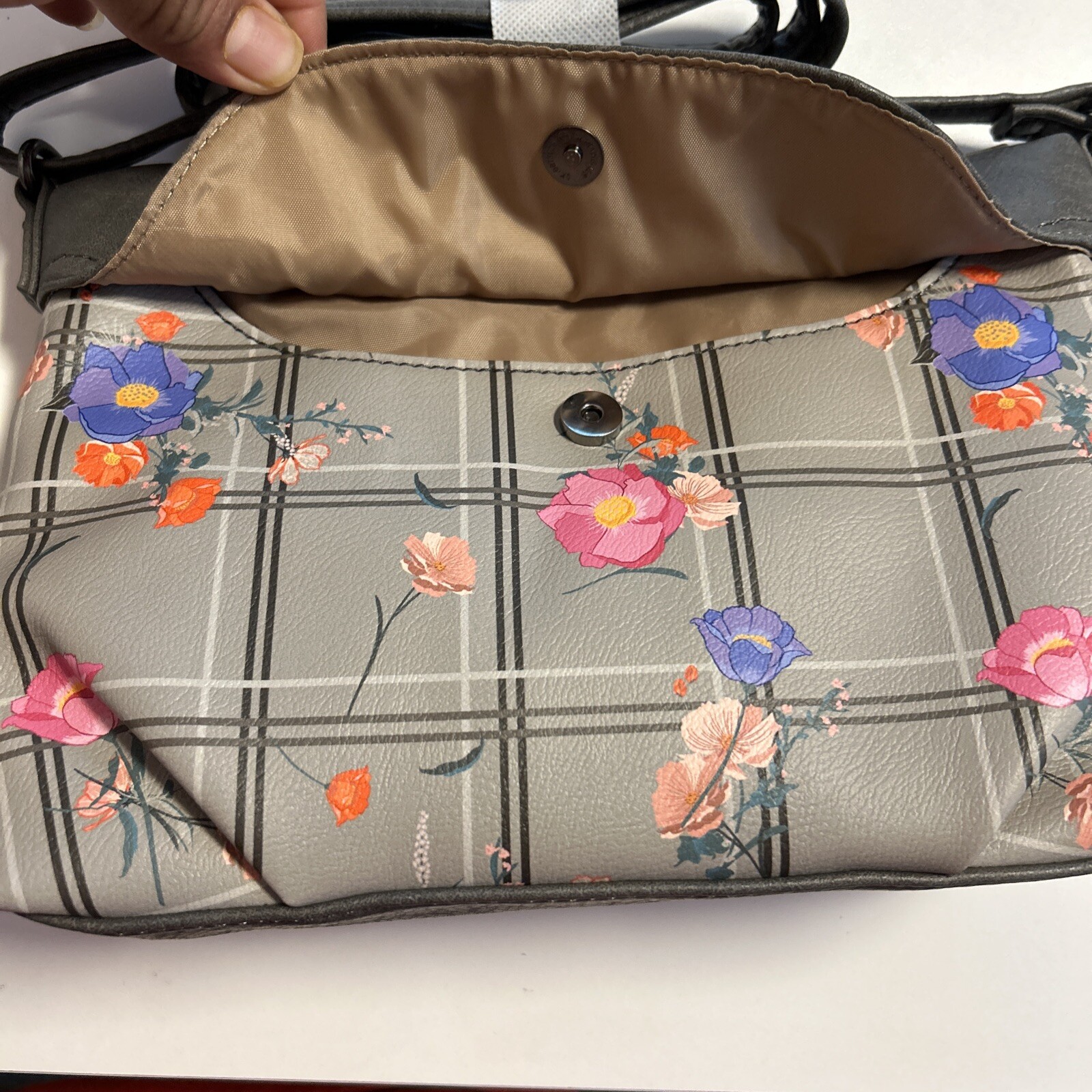 Koltov Handbag/Purse With Matching Key Chain Triple compartment ...