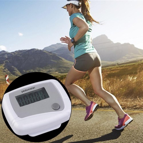 LCD Digital Step Pedometer Walking Calorie Counter Distance Cl Belt USA ...