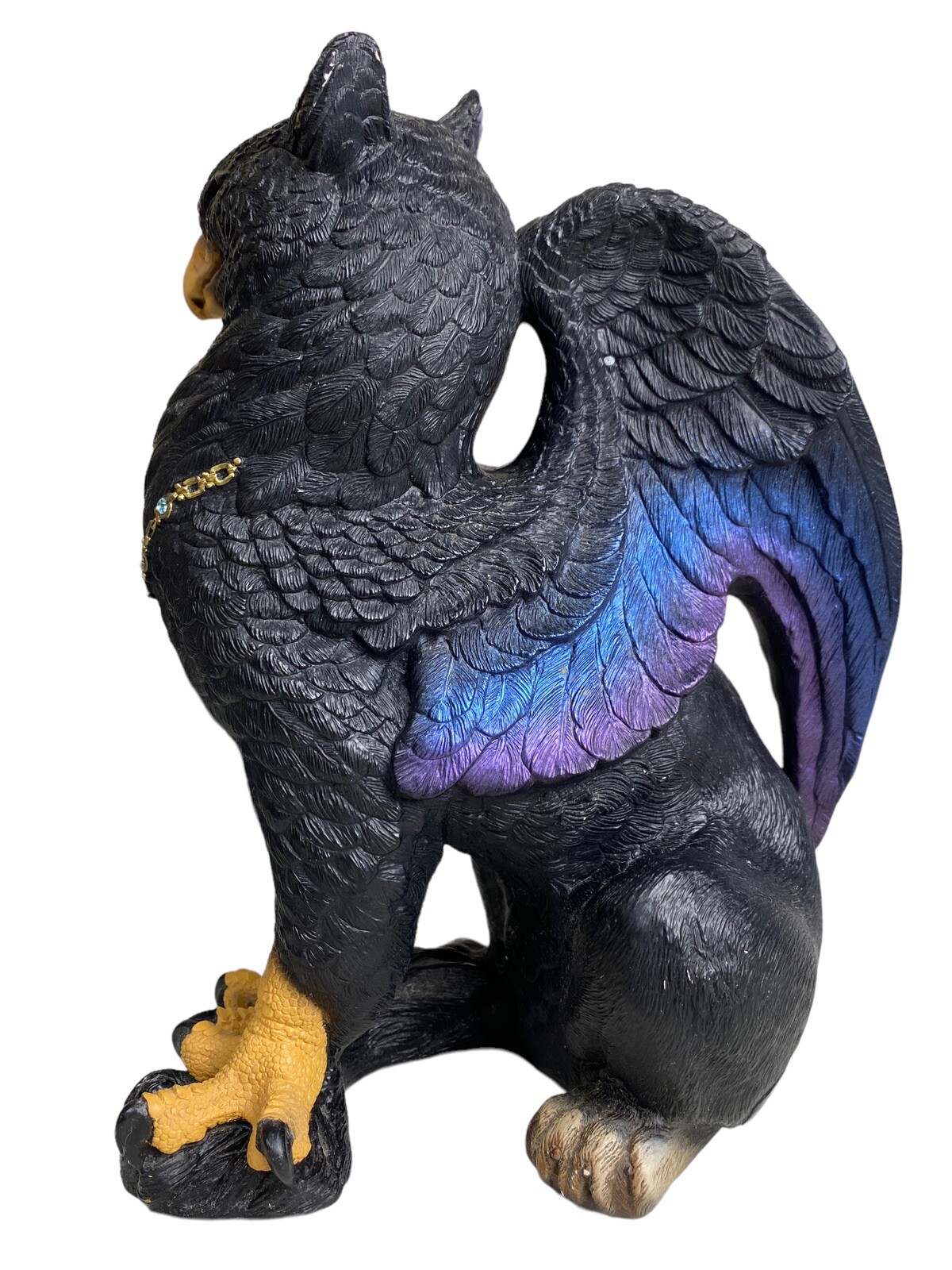 1989 Vintage Windstone Editions Peña Griffin Blue Eyes Peacock Figure ...