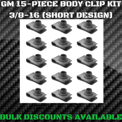 1926-1980 GM Interior Exterior Chassis Front End U NUTS BODY BOLT CLIPS ...