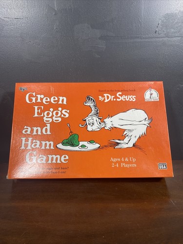 Vintage Dr. Seuss Green Eggs and Ham Board Game 1996 age 4+ Complete ...