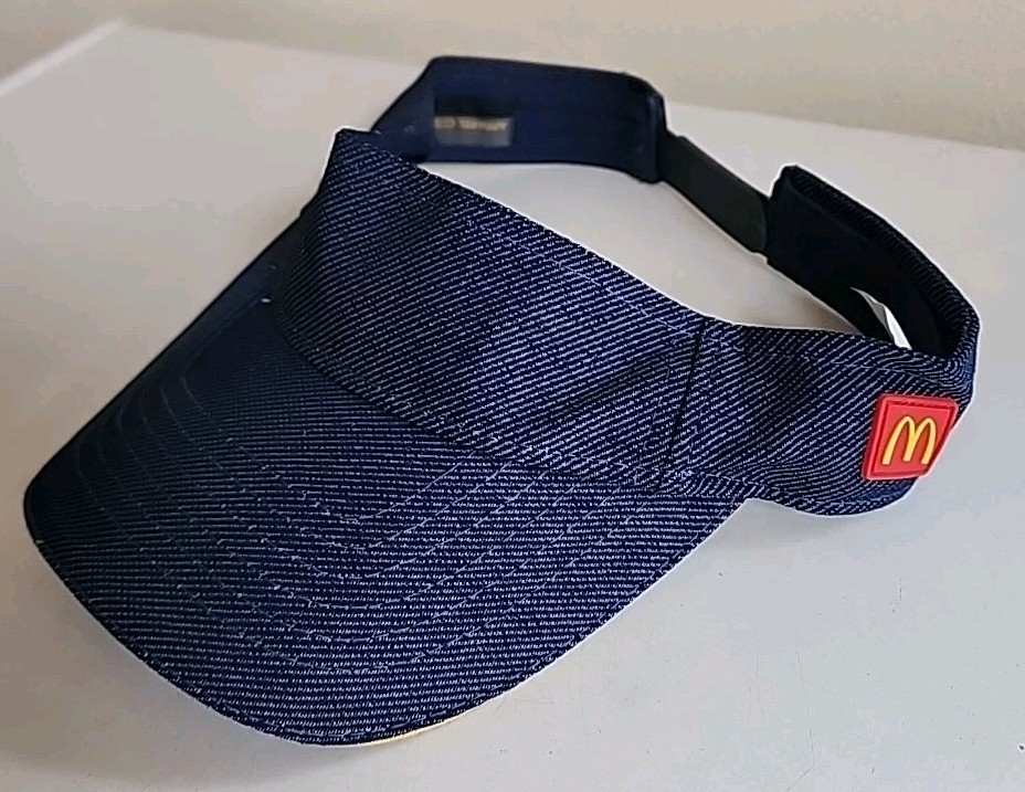 McDonalds Crew Sun Visor Employee Work Fast Food Rubb… - Gem