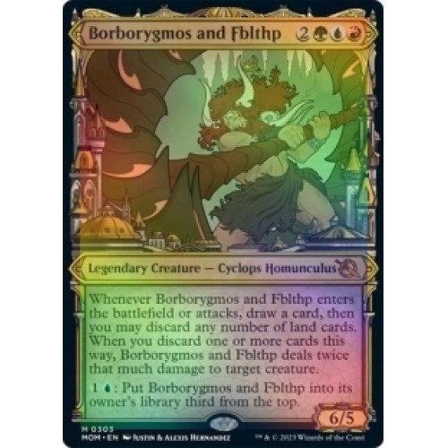 FOIL BORBORYGMOS AND FBLTHP (SHOWCASE) March Of The Machine MOM Magic ...