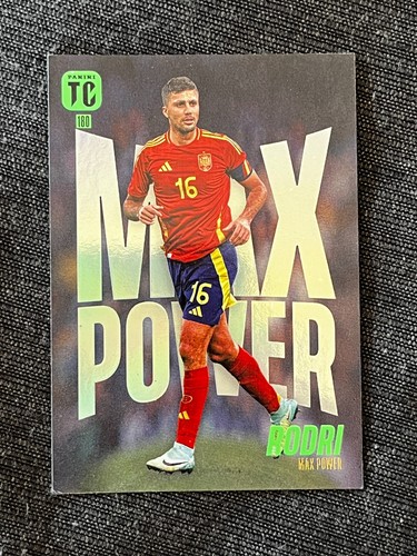 CARTE CARD PANINI TOP CLASS 2025 RODRI SPAIN MAX POWER # 180 | eBay
