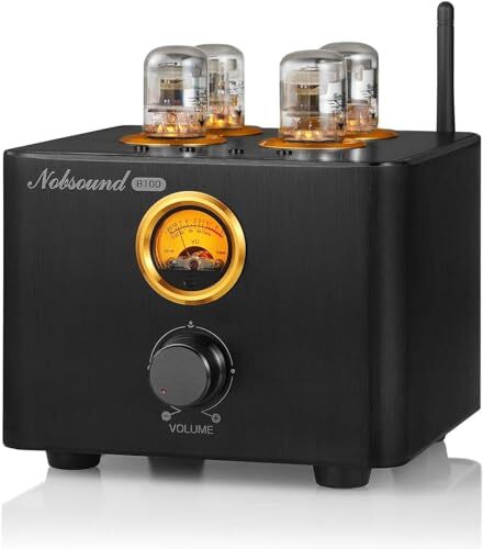 Nobsound High-End B100 Bluetooth 5.0 Vacuum Tube Amplifier USB DAC COAX ...