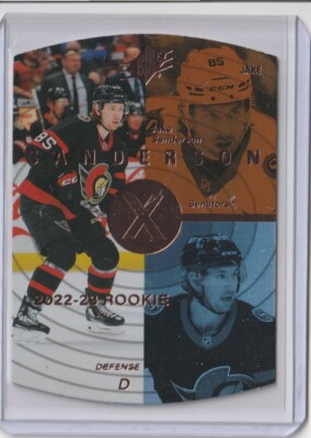 Jake Sanderson 2022-23 UD Extended Series 97-98 SPx Retro Bronze /250 ...