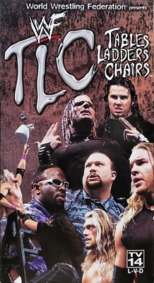 WWE/WWF TLC: Tables Ladders Chairs VHS 2000 Dudleyz Hardy Boyz Edge ...