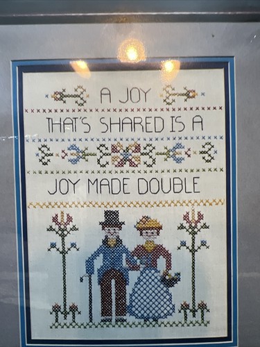 Designs For The Needle Stamped Shared Joy Cross Stitch Kit 3908 NEW ...