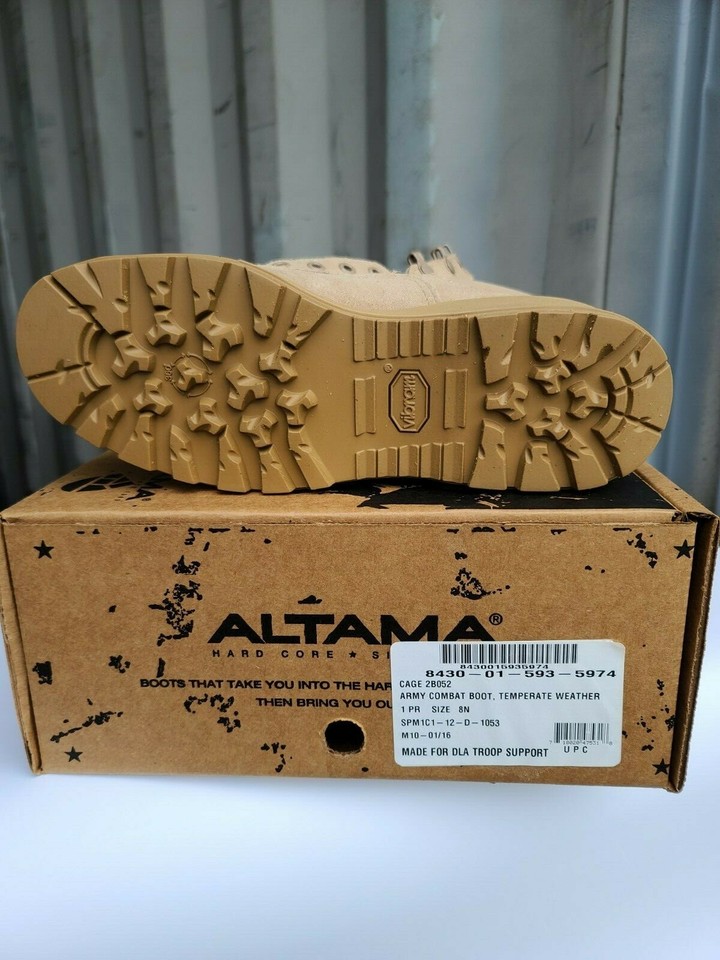 ARMY Combat Boot, Temperate Weather SIZE 8N, Gore-Tex, USA Made, Brand ...