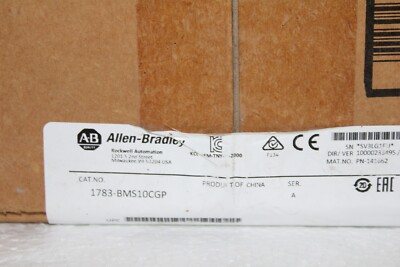 Allen Bradley 1783-BMS10CGP SER: A Stratix 5700 10 Port Managed Switch ...