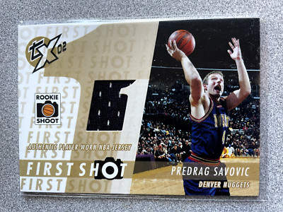 2002-03 Topps Xpectations Predrag Savovic Rookie First Shot Player-Worn ...