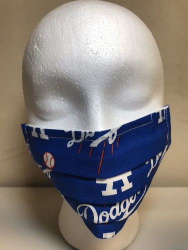Los Angeles Dodgers Logo Face Mask | eBay
