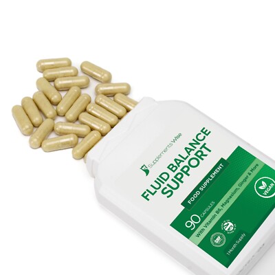 Water Retention Tablets x 90 Fluid Balance Capsules For Bloating Legs ...