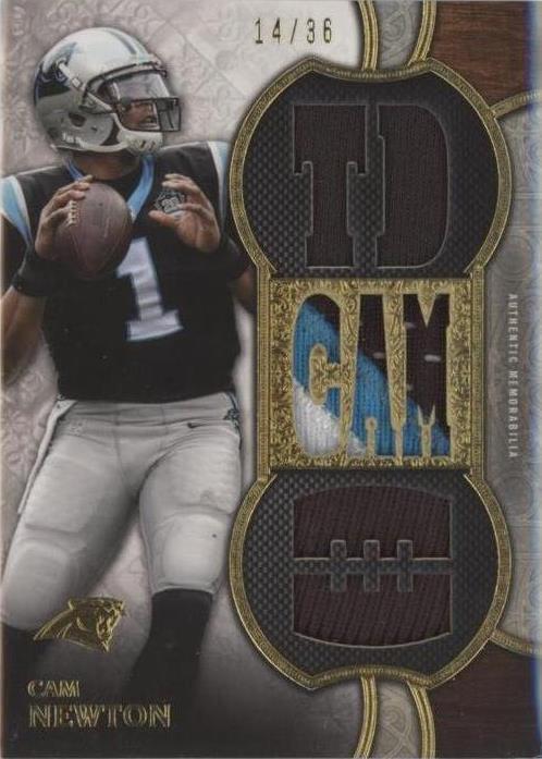 2015 Topps Triple Threads - Relics Cam Newton #TTR-CN3 /36 (MEM) for ...