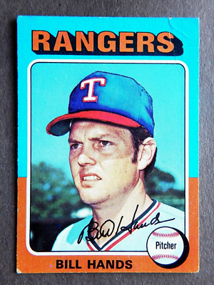 Bill Hands #412 Topps 1975 Baseball Card (Texas Rangers) *G | eBay