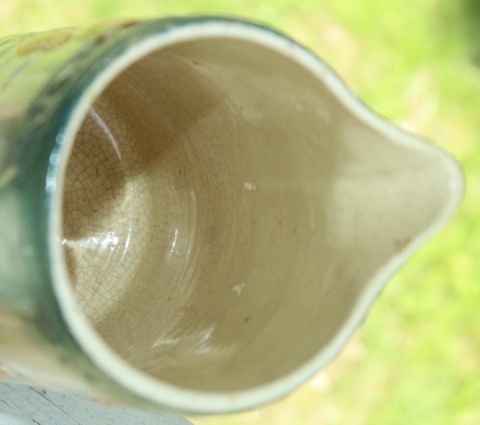EARLY ROSEVILLE Pitcher GOLDEN ROD Butterfly LOT CD | eBay