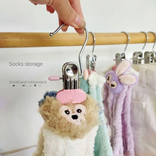 with Hook Clothes Drying Clips Stainless Steel Clothes Clips Home | eBay